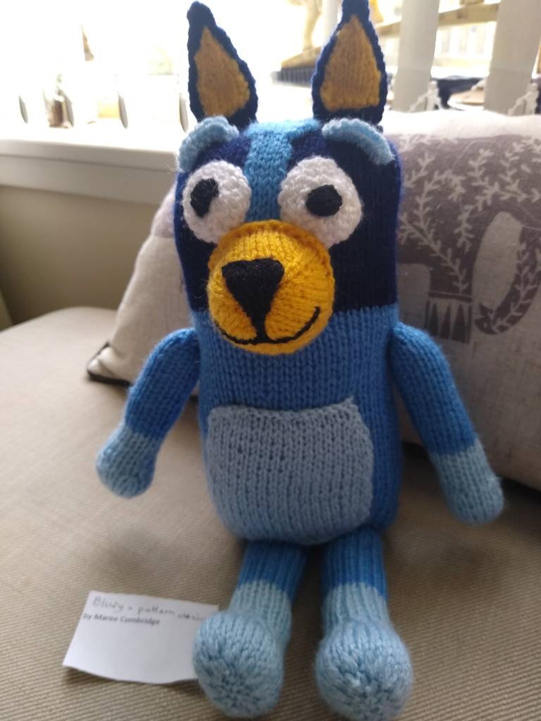 Bluey - Hand Knitted in the Scottish Borders - Etsy UK
