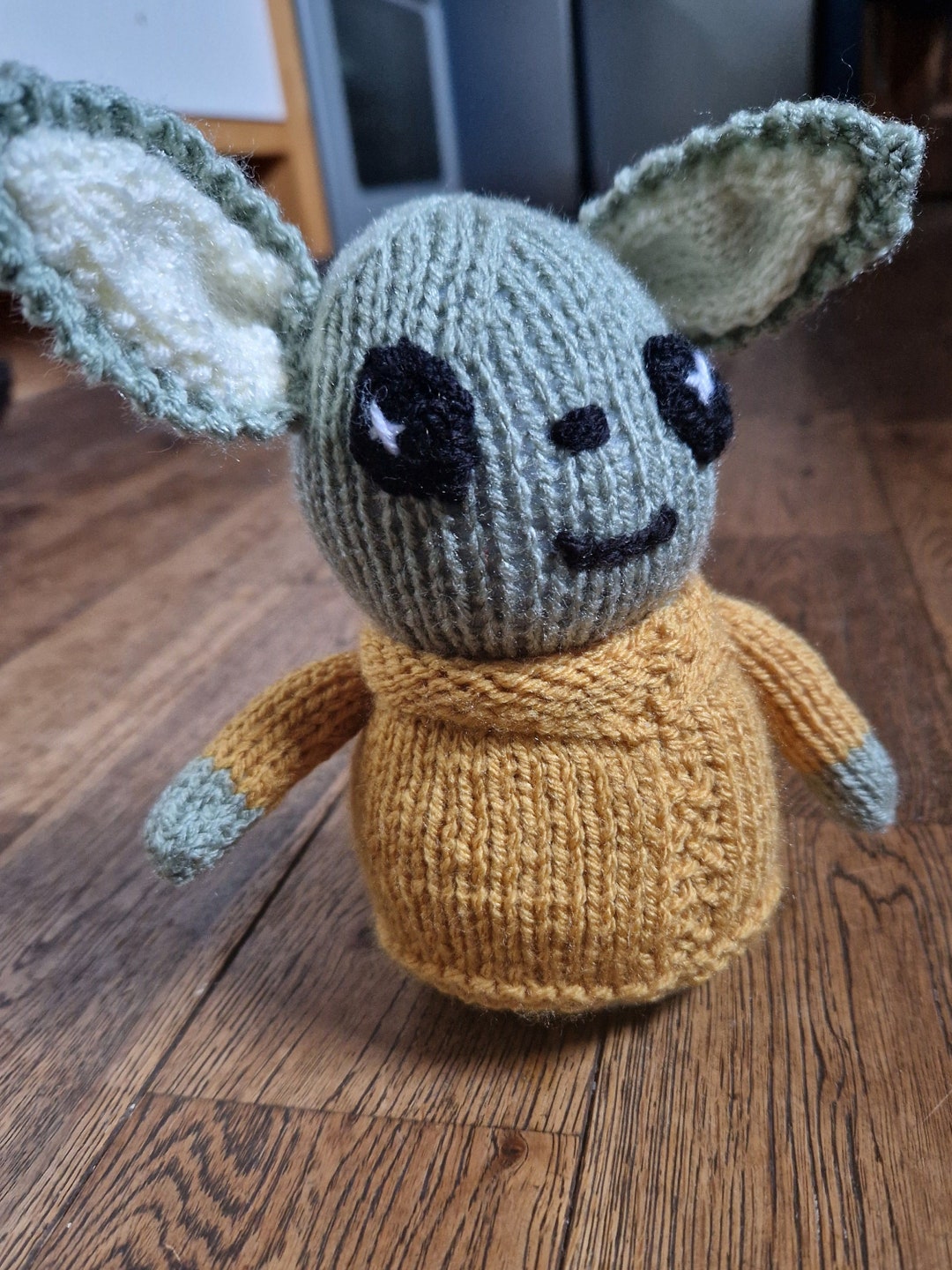 Hand Knitted Baby Yoda - Made in the Scottish Borders - Etsy UK