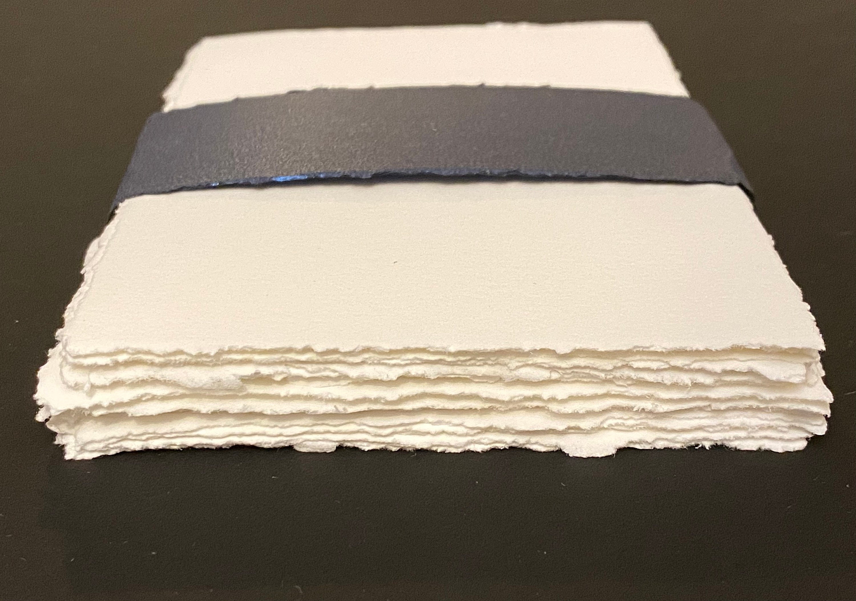 Legion Stonehenge Deckle Edge 10 Sheets - 100% Cotton Paper - 3.5x5 ...