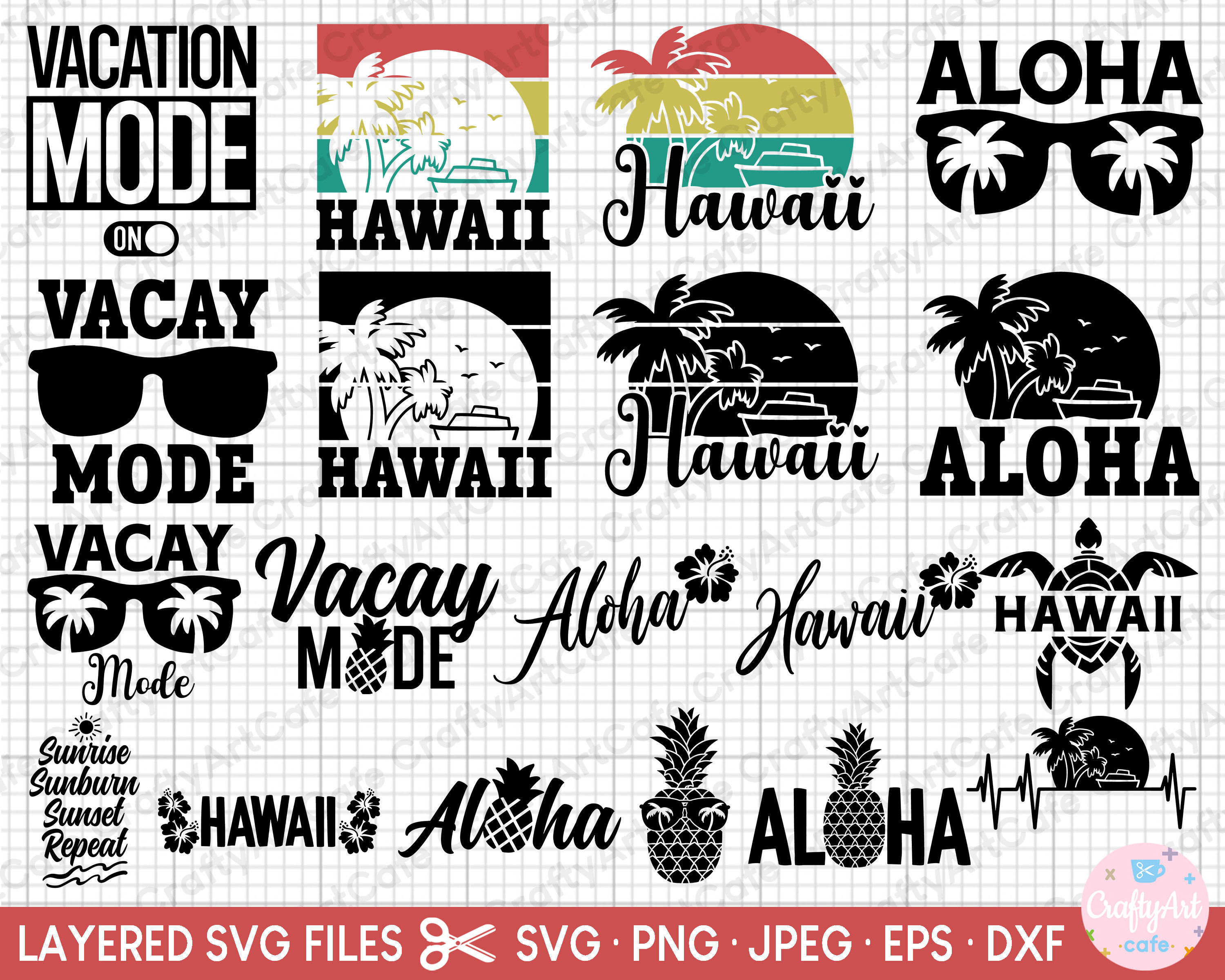 Hawaii svg bundle hawaii png bundle free commercial use hawaii shirt ...