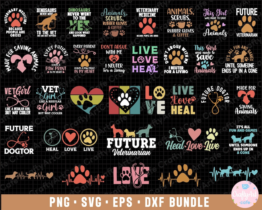 Veterinary Vet Png Veterinary Svg Veterinary Png Bundle Sublimination ...
