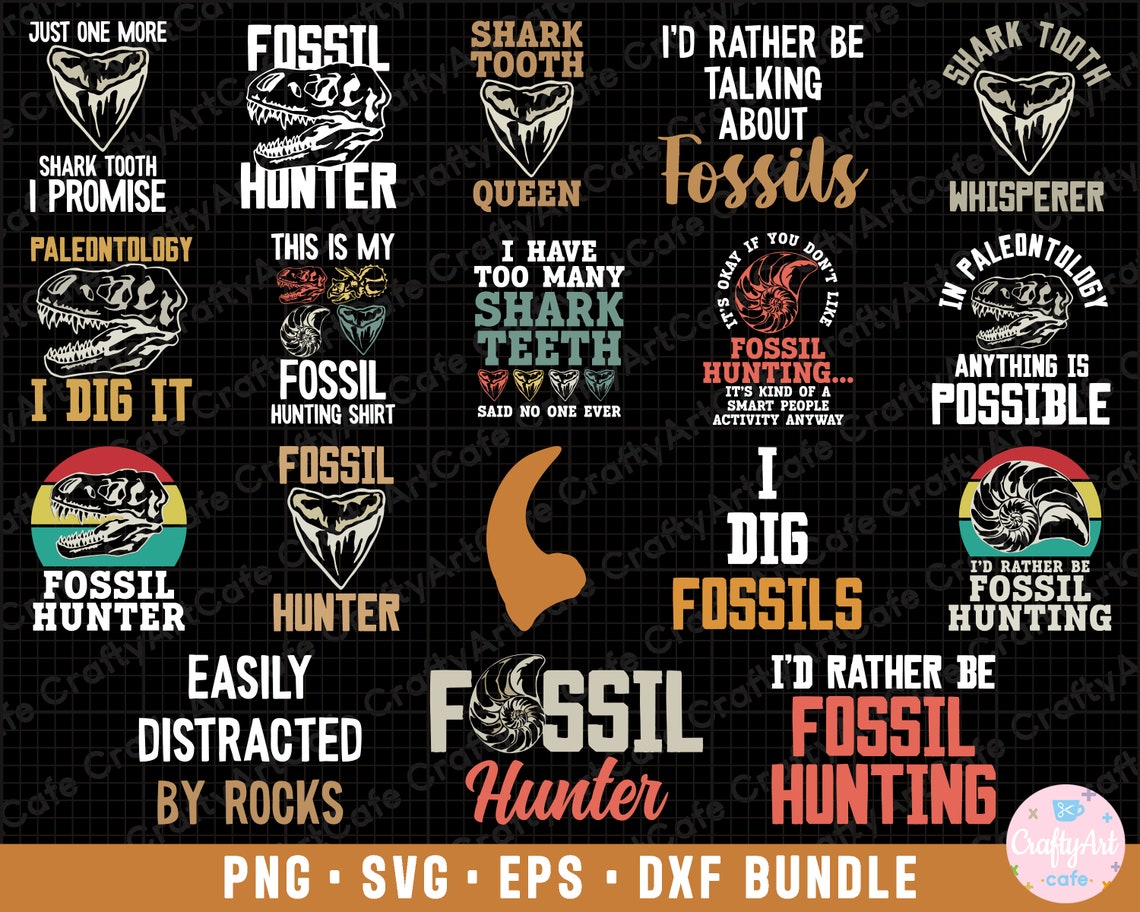 Fossils Png Fossils Svg Fossils Png Bundle Sublimination Commercial Use ...