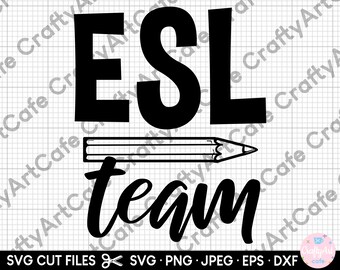 Esl Teacher Png | Etsy