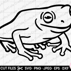 Frog Clipart Frog Png Frog Svg Frog Vector Commercial Use - Etsy