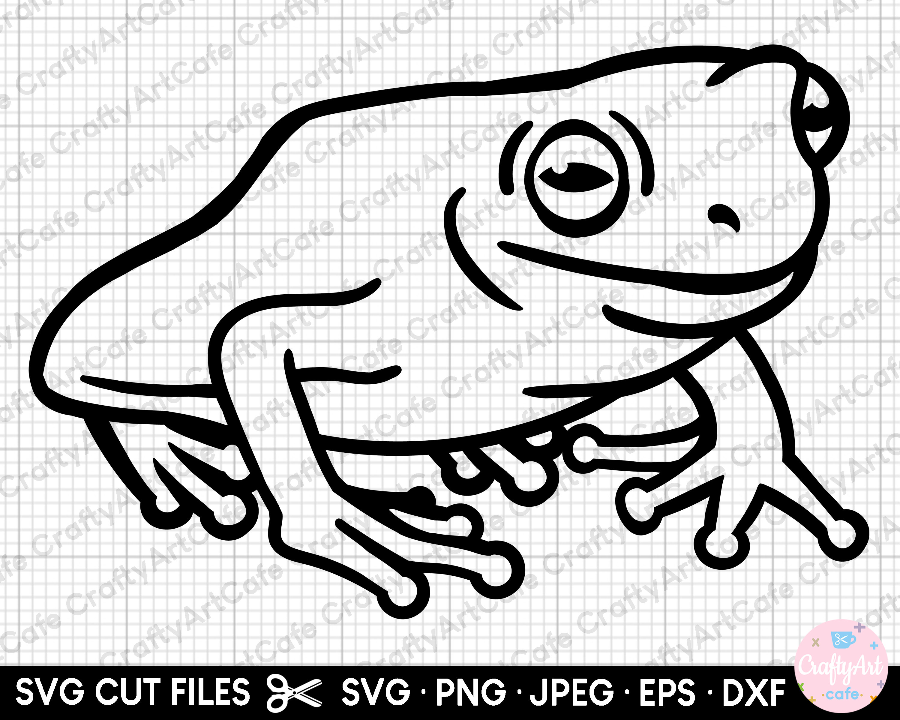 Frog Clipart Frog Png Frog Svg Frog Vector Commercial Use - Etsy