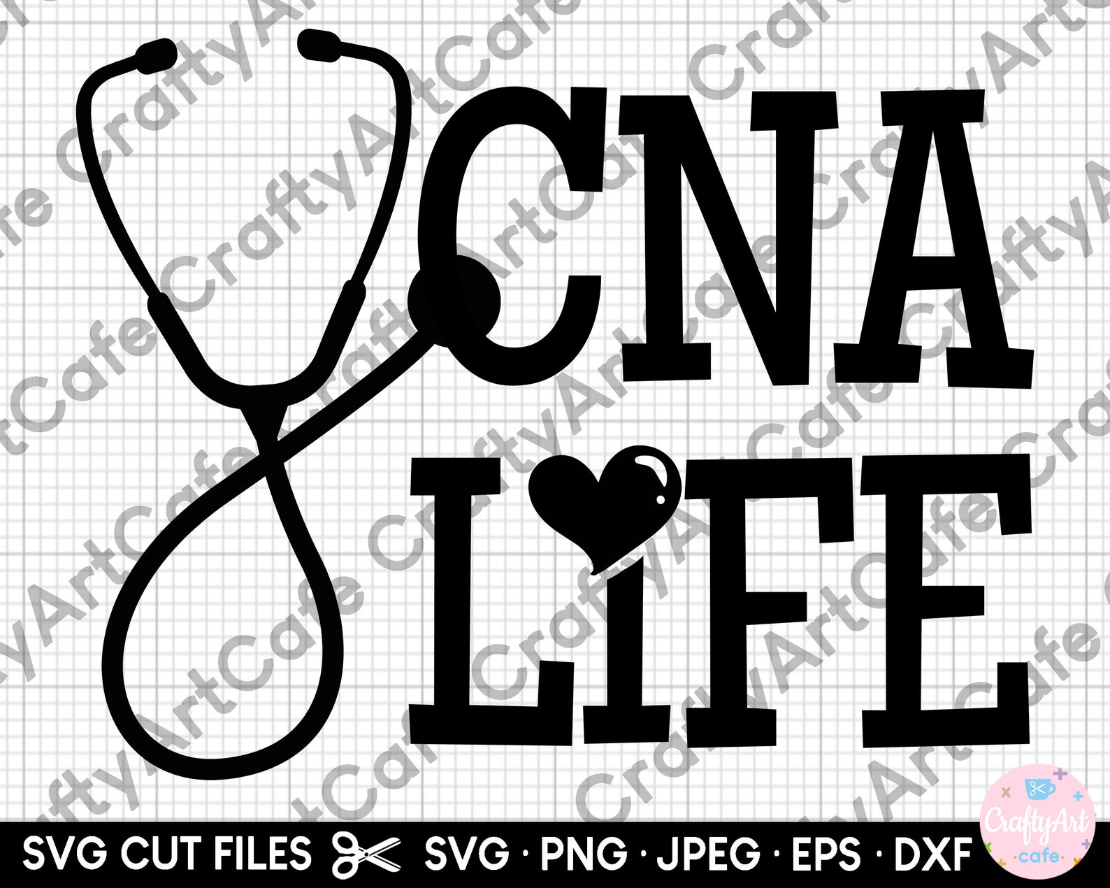 Cna Svg Cna Png Eps Dxf Jpeg for Cricut - Etsy