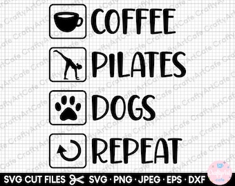 Pilates SVG & PNG - Etsy