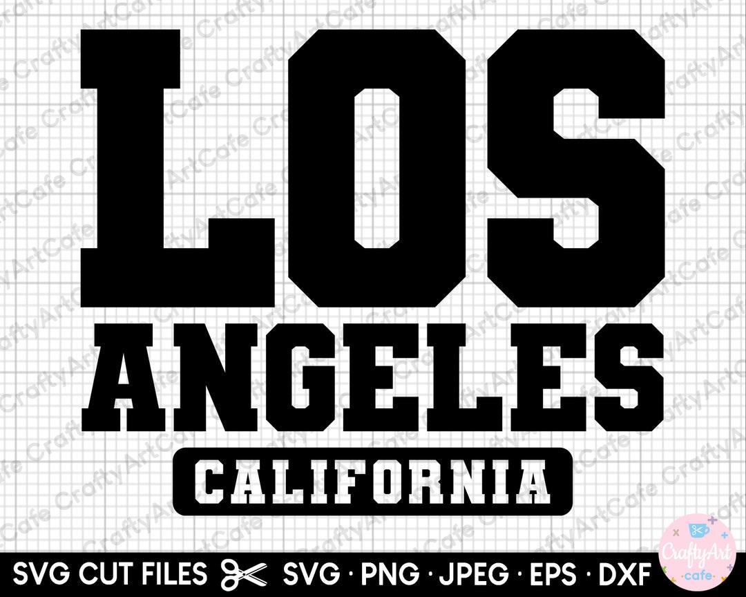 Los Angeles Svg Cricut Los Angeles Png - Etsy