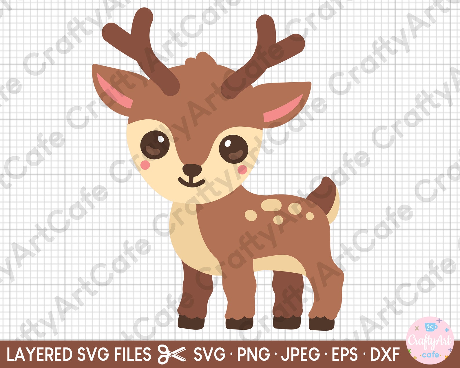 Deer Svg Deer Png Cute Deer Baby Deer Cricut - Etsy
