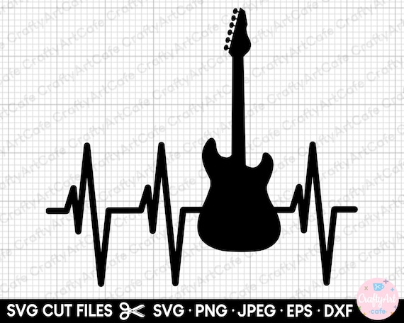 Guitar Svg File for Cricut Shirt Free Commercial Use Guitar - Etsy