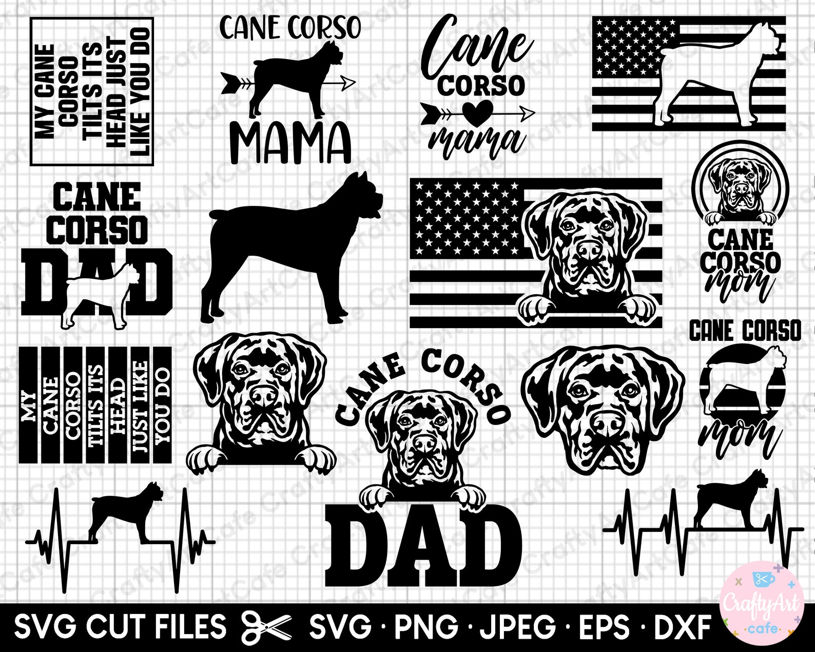 Cane Corso Svg Bundle Cane Corso Png Bundle Cane Corso Svg Cricut Shirt ...
