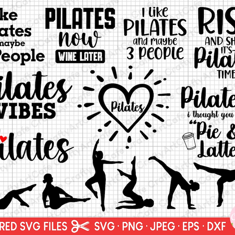 Club Pilates Svg - Etsy