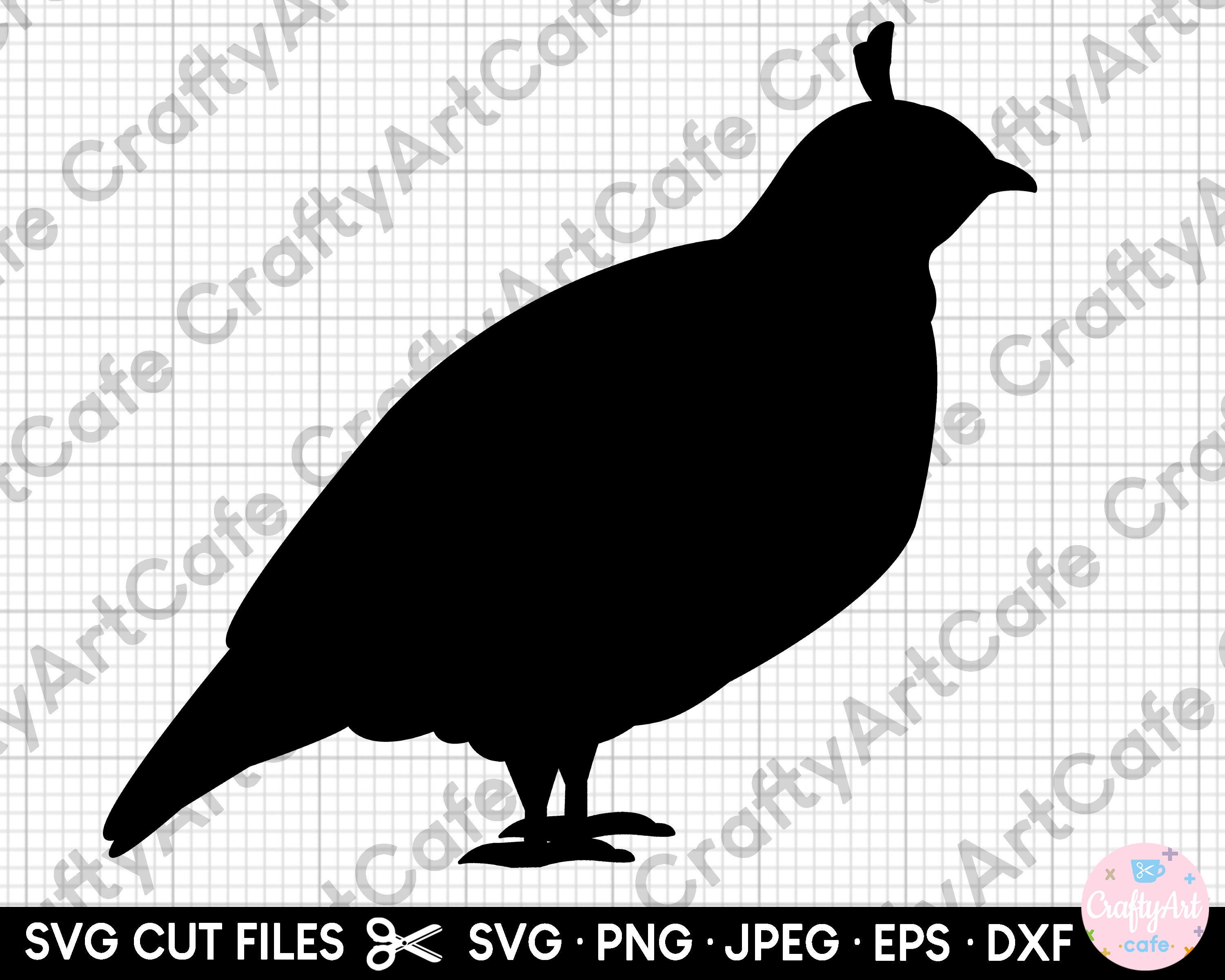 Quail Silhouette Svg Quail Silhouette Png Quail Cut File for Cricut ...