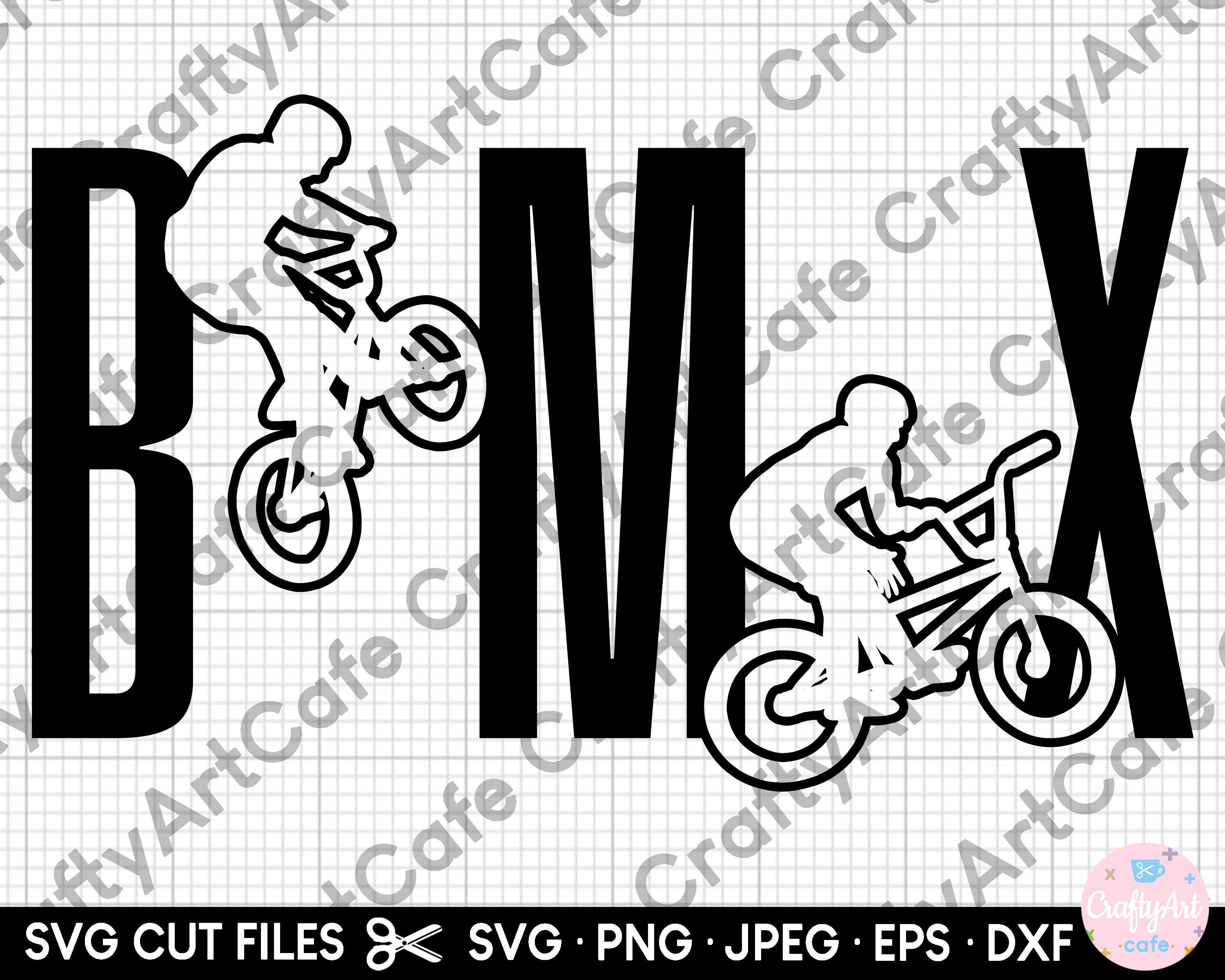 Bmx Svg Png Eps Dxf Cut Files Cutting for Cricut - Etsy