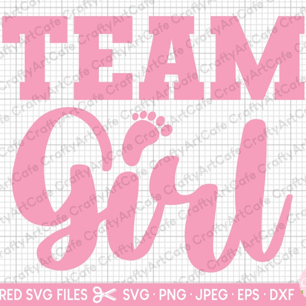 Team Boy Team Girl Svg - Etsy
