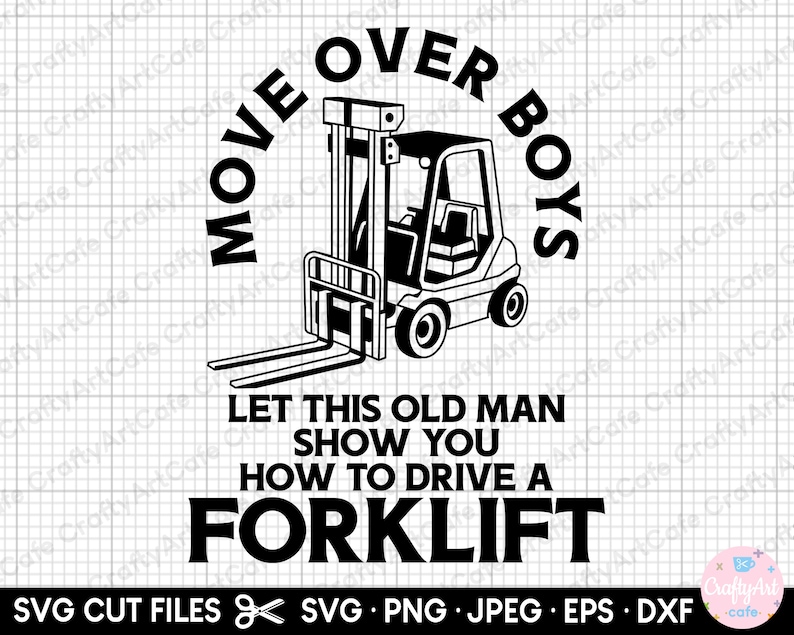 Forklift Svg Png Forklift Driver Svg Png Forklift Operator Svg Png Gift ...