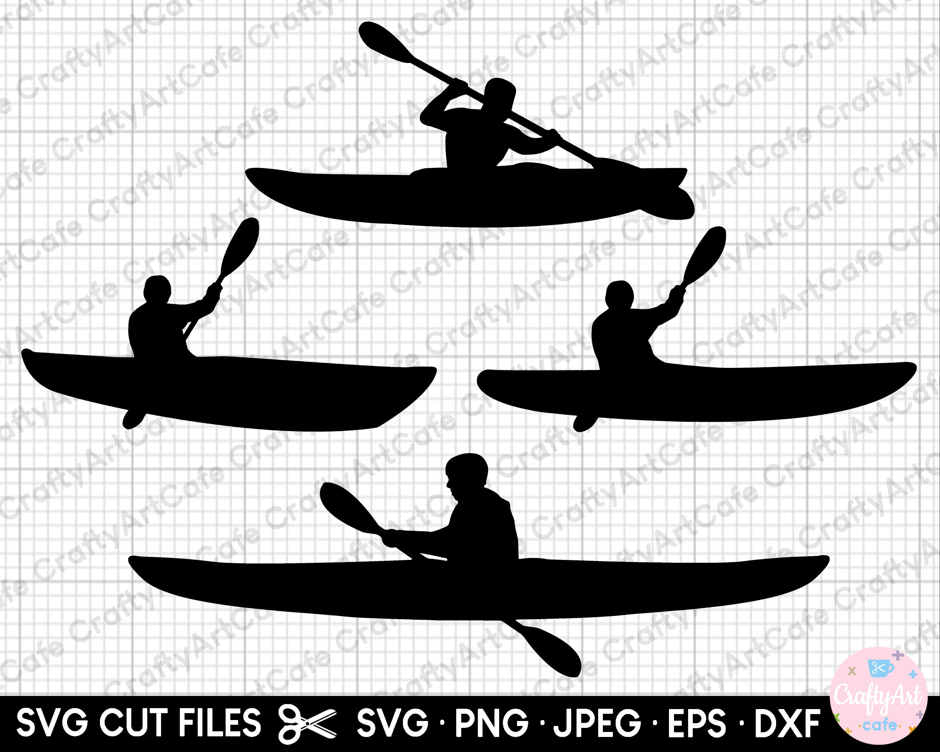 Kayak Silhouette Vector