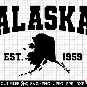 Alaska Svg - Etsy