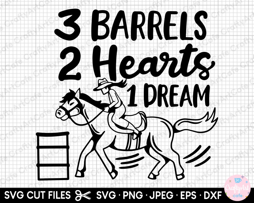Barrel Racing Svg Png Cricut Shirt Design Commercial Use - Etsy