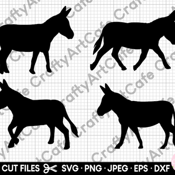 Donkey Svg - Etsy