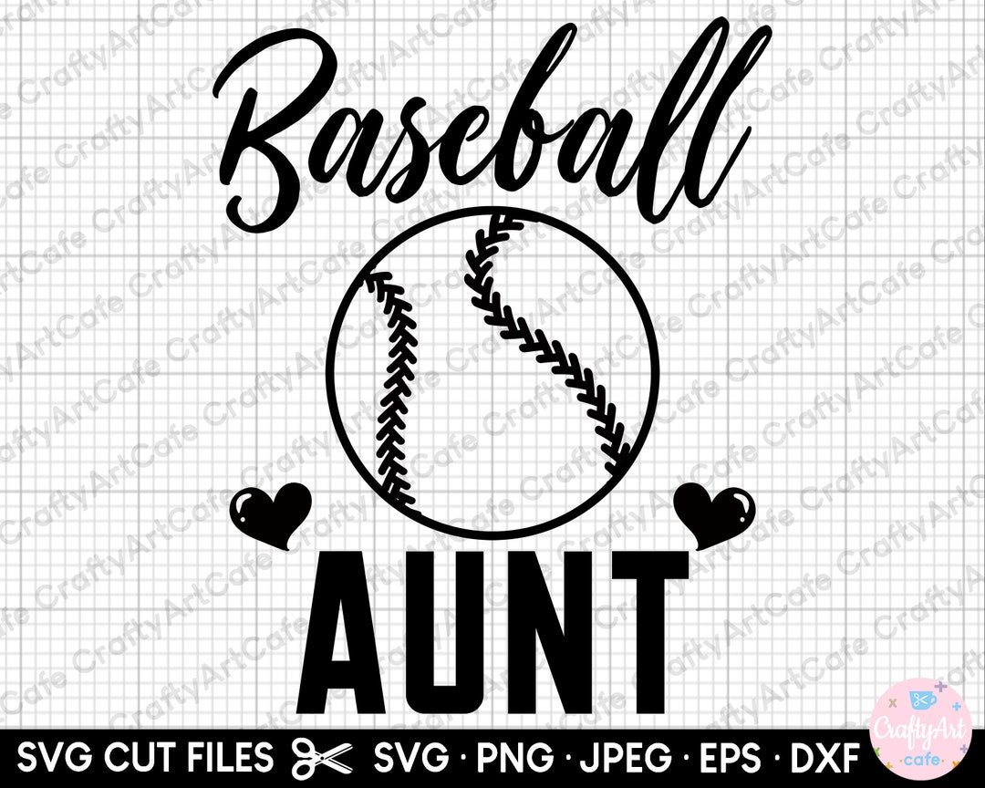 Baseball Aunt Svg Png Commercial Use - Etsy