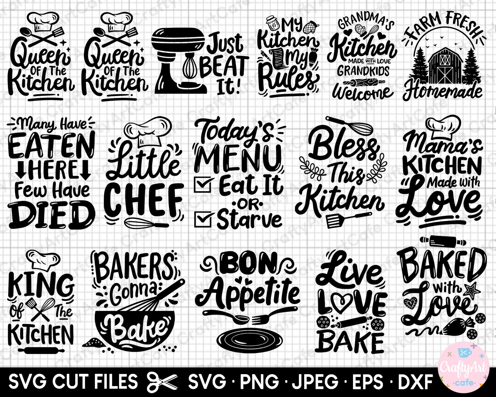 Kitchen Svg Kitchen Png Baking Svg Png Cook Svg Png Kitchen Svg Bundle ...