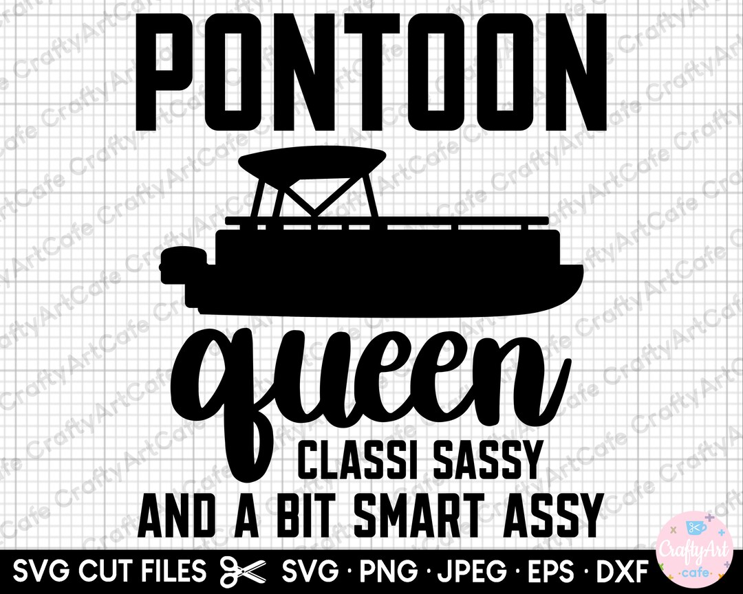 Pontoon Svg Pontoon Png Pontoon Eps Pontoon Dxf - Etsy