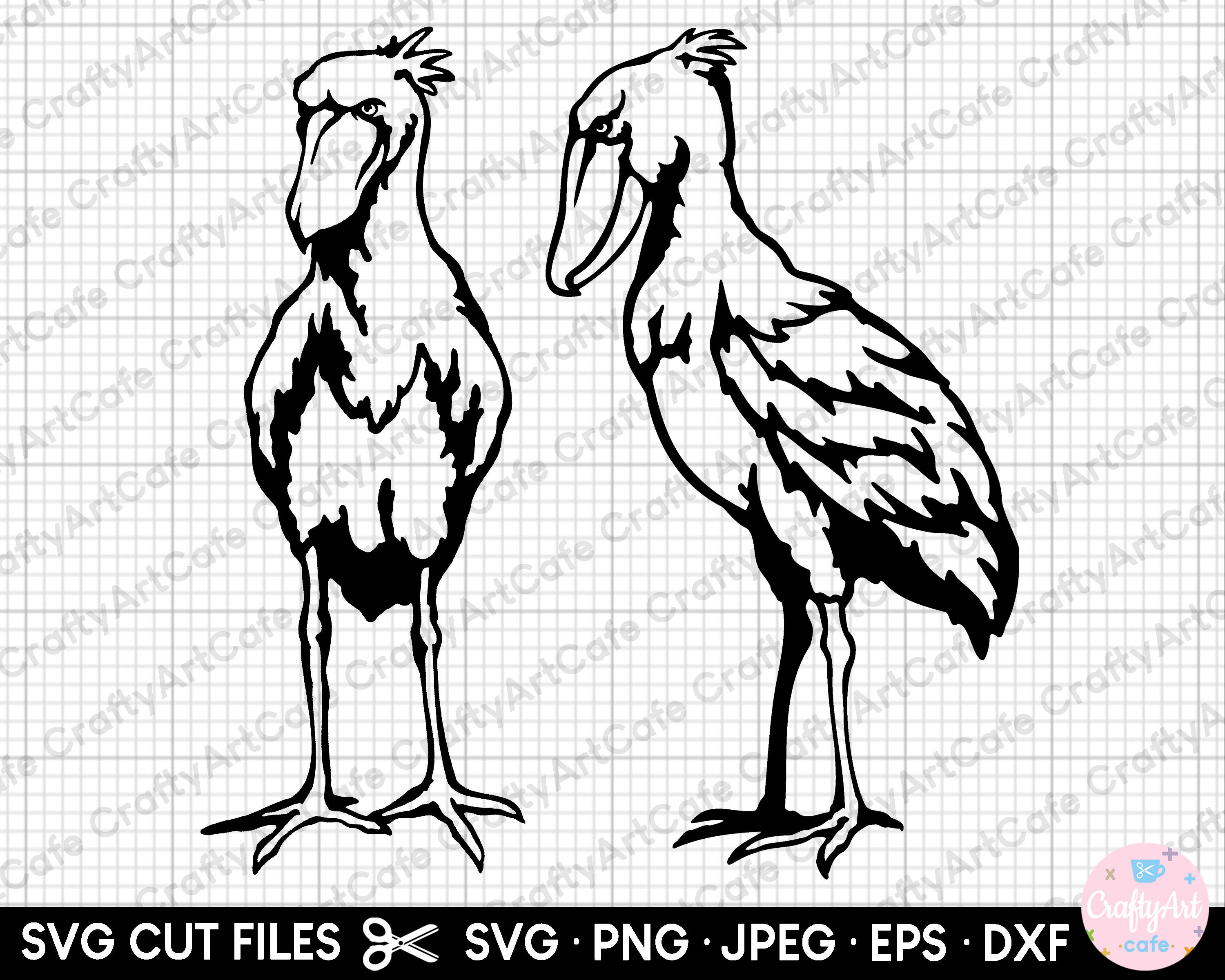 Shoebill Svg Cricut Cut File Shoebill Png Shoebill Clipart - Etsy UK