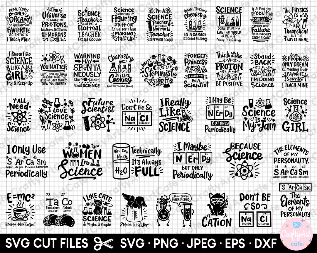 Science Svg Bundle Cricut Science Teacher Svg Science Teacher Png ...