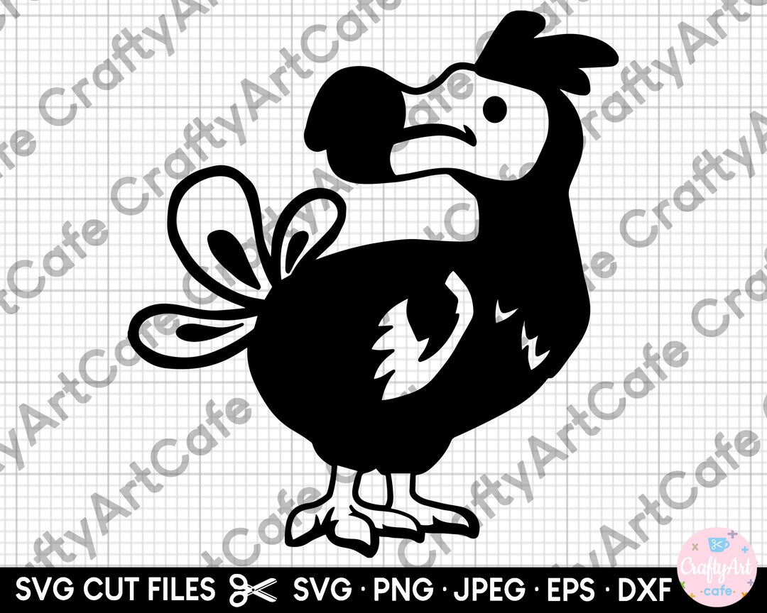 Dodo Svg Dodo Png Vector Eps Dxf Jpg Commercial Use - Etsy