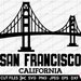 San Francisco Svg Png - Etsy