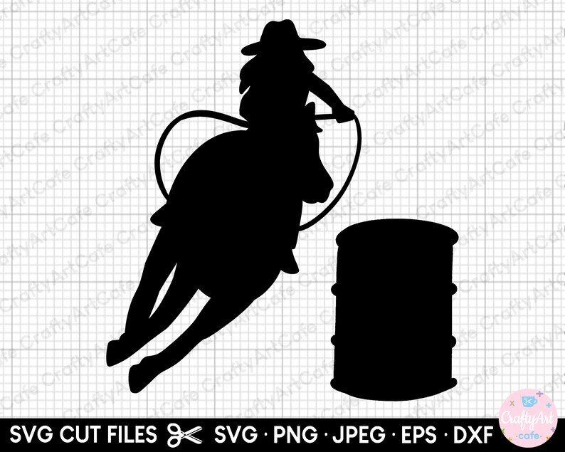 Barrel Racing Svg Cricut - Etsy