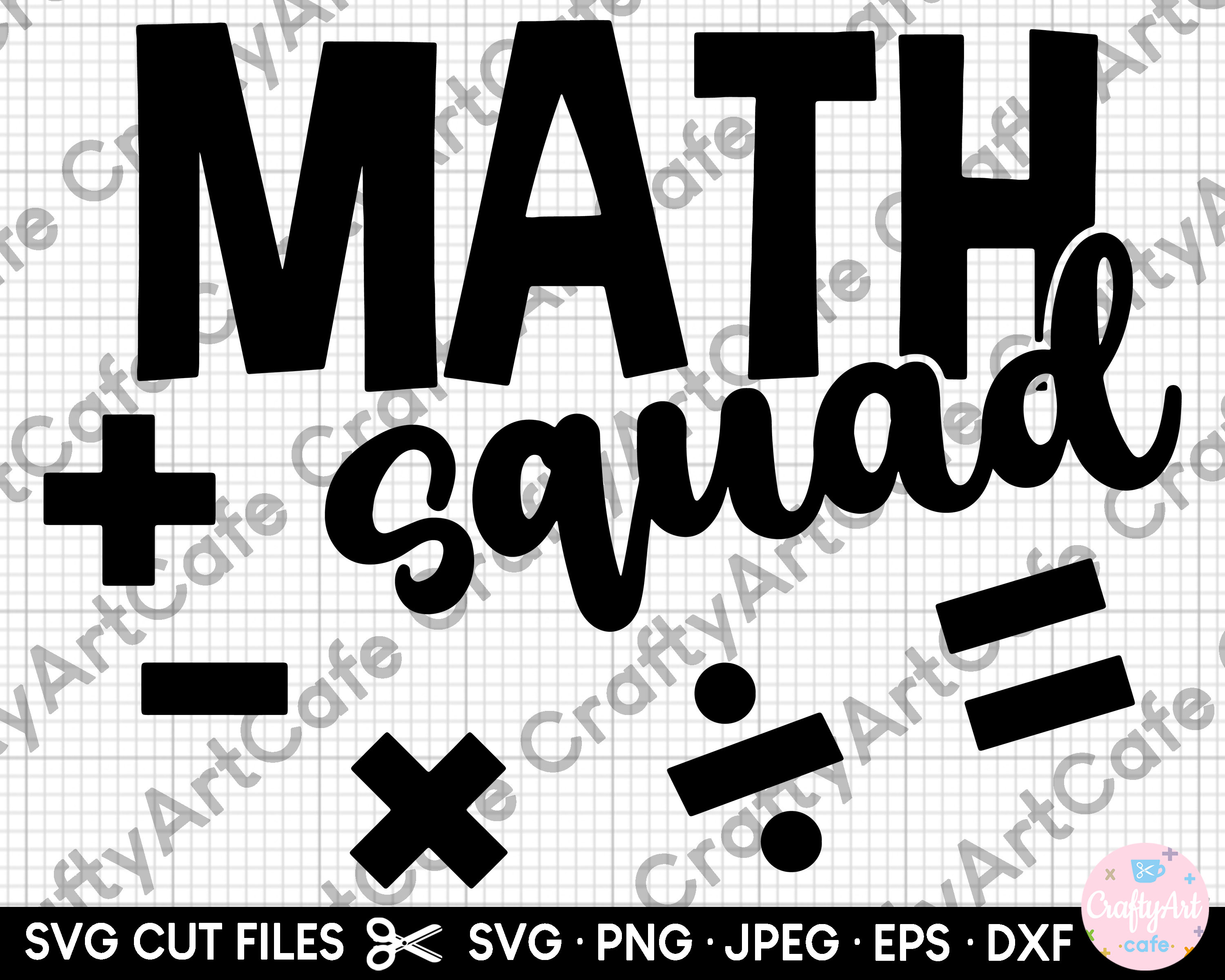 Math Squad Svg - Etsy