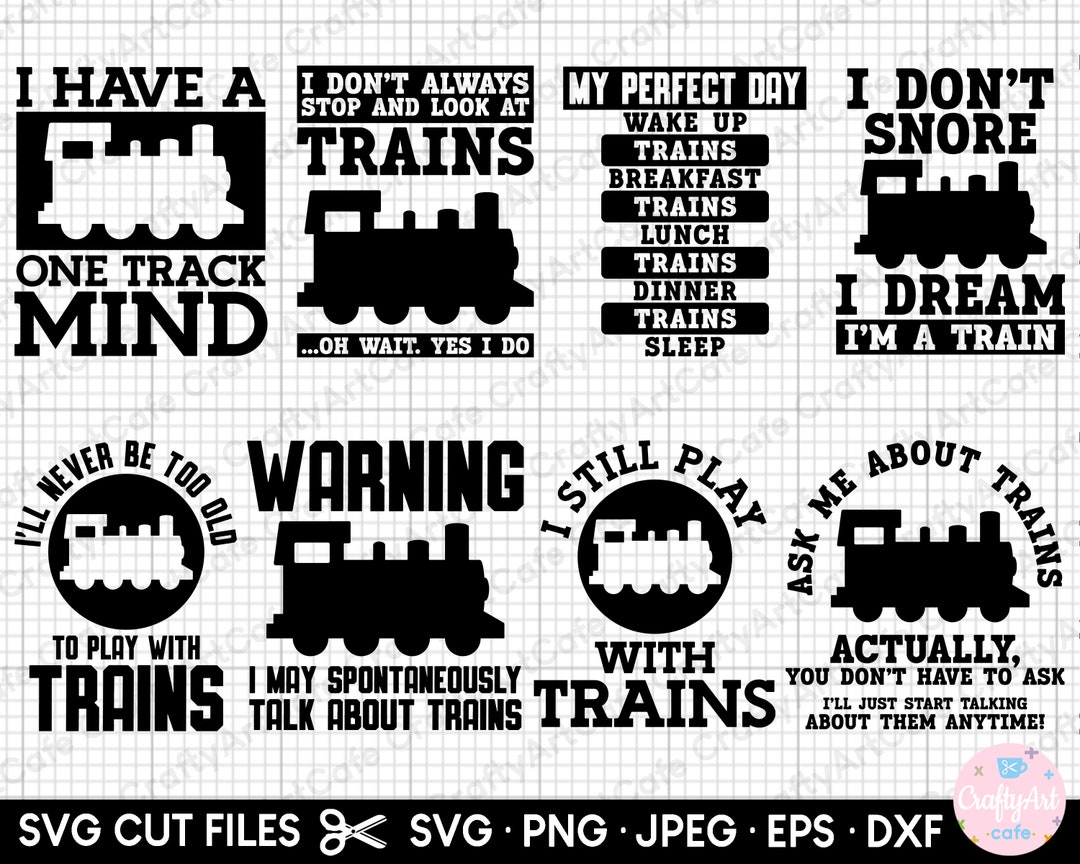 Trains Svg Bundle Png Train Lover Svg Png Model Trains Svg Png Model ...