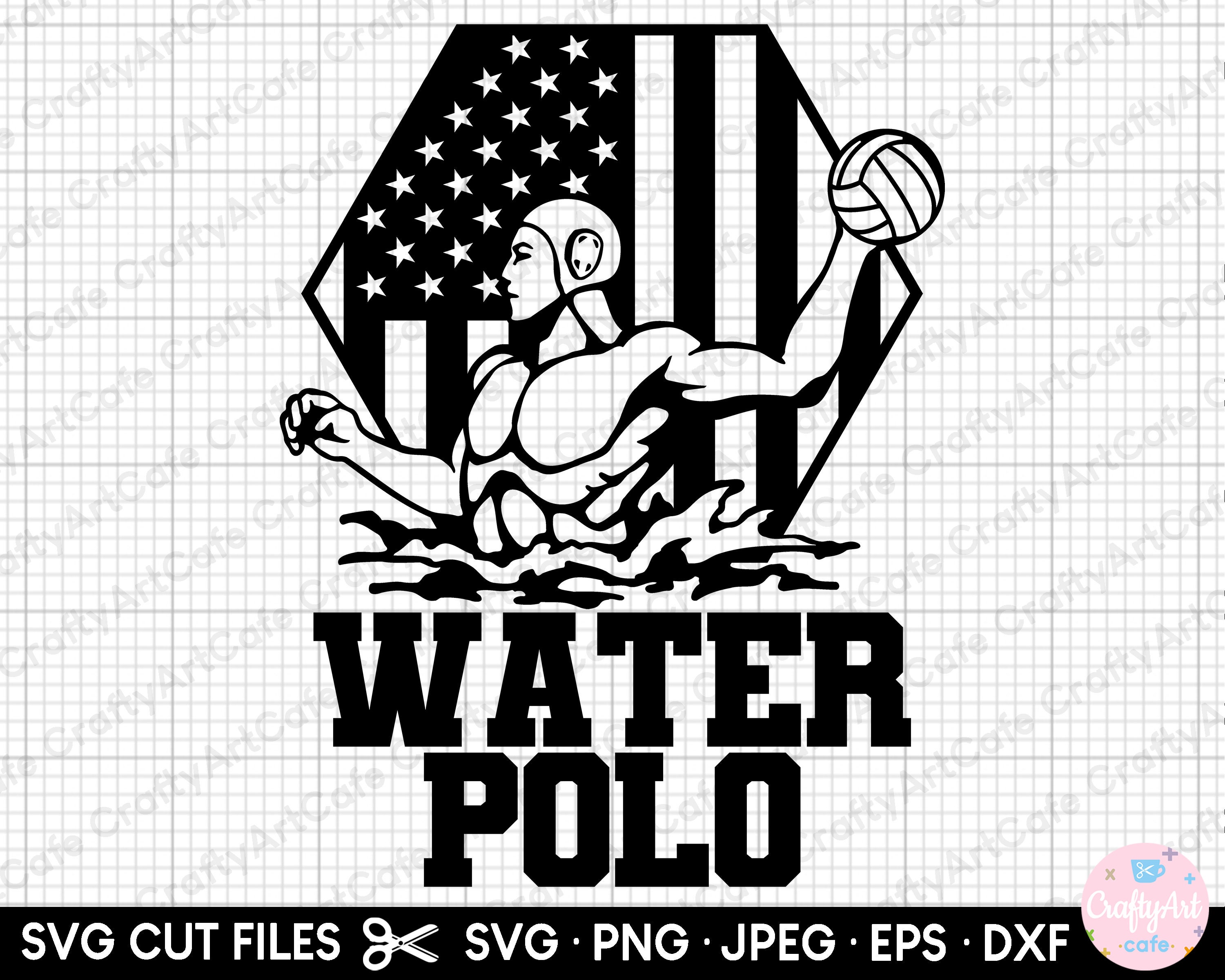 Water Polo Design Svg Png Cricut Water Polo - Etsy