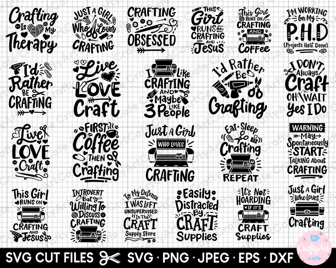 Crafting Svg Crafter Svg Crafting Svg Bundle Cricut Cut File Cutting ...