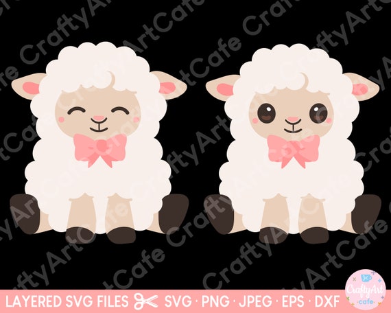 Sheep Svg Cute Sheep Svg Baby Sheep Svg Png Eps Dxf Layered - Etsy ...