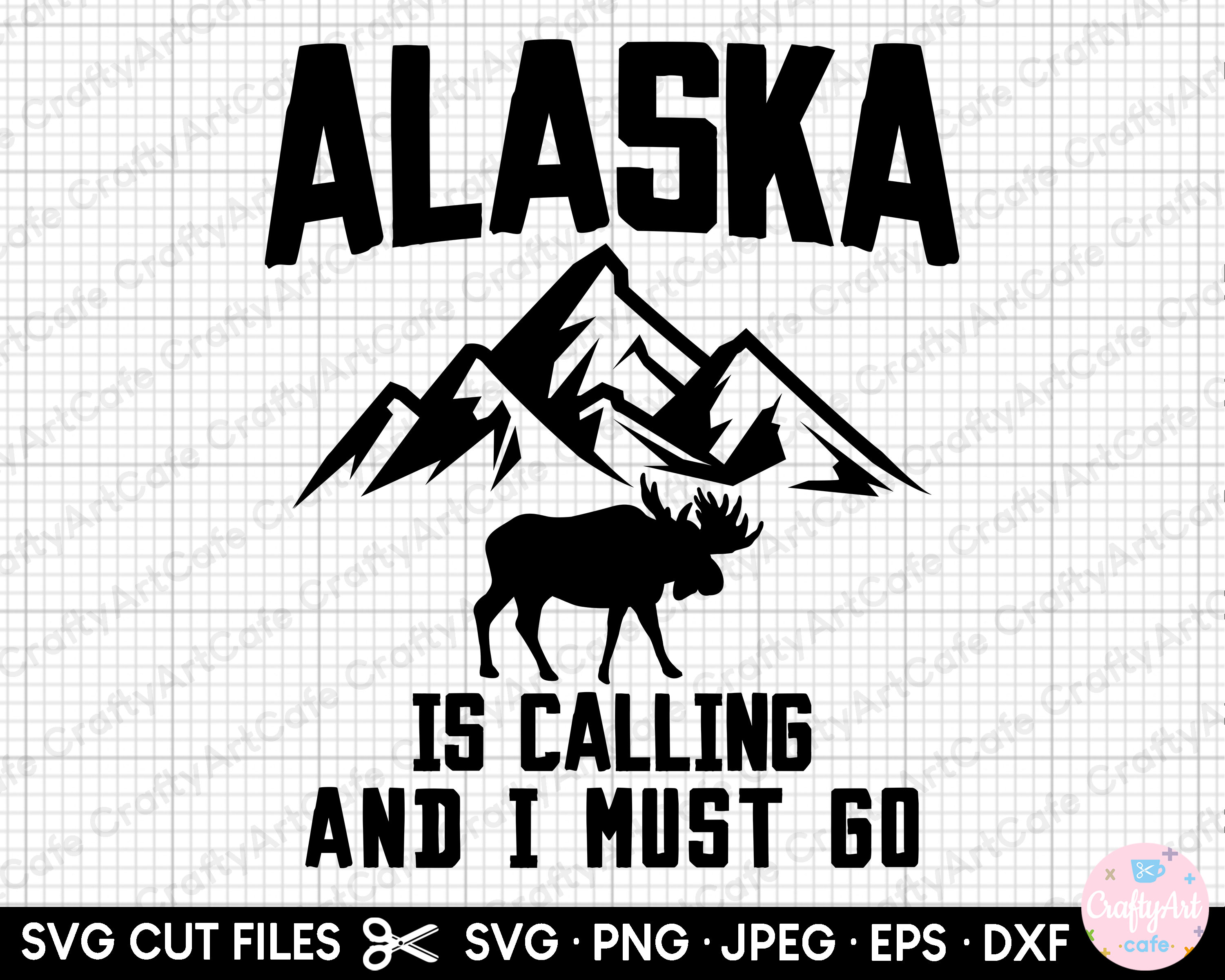 Alaska Svg Cricut Cut File Alaska is Calling and I Must Go - Etsy