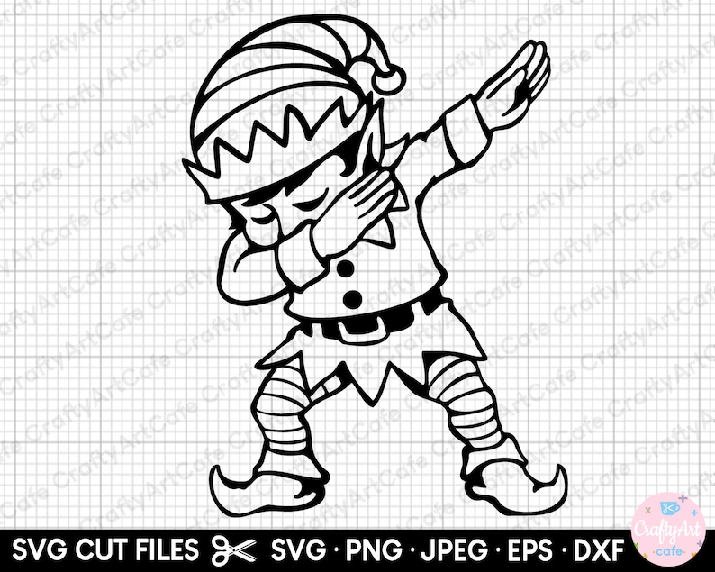 Dabbing Elf Svg Dabbing Elf Png Dancing Elf Svg Dancing Elf Png Elf Dab ...