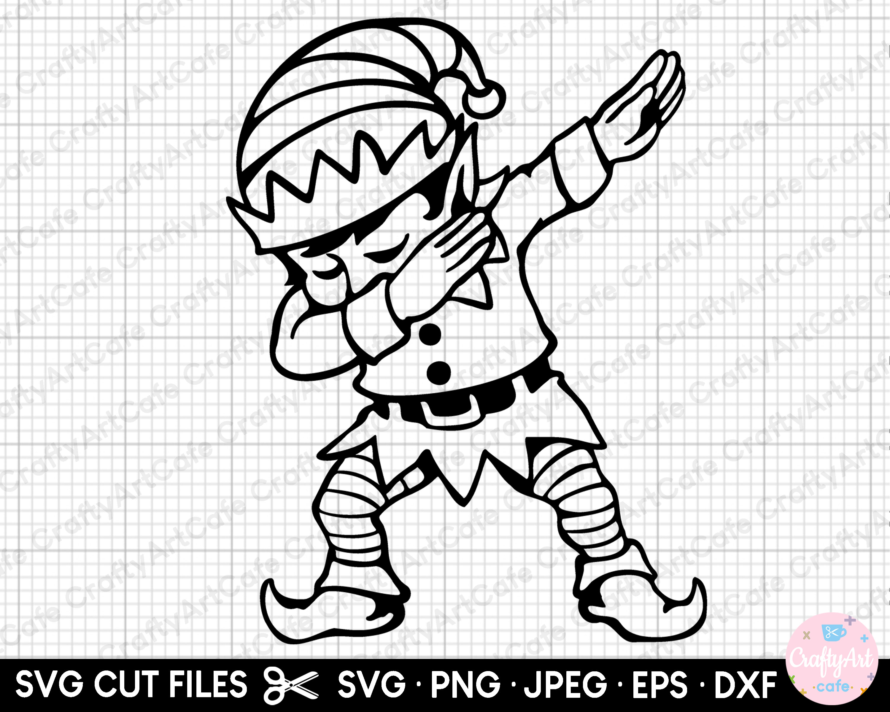 Dabbing Elf Svg Dabbing Elf Png Dancing Elf Svg Dancing Elf Png Elf Dab ...
