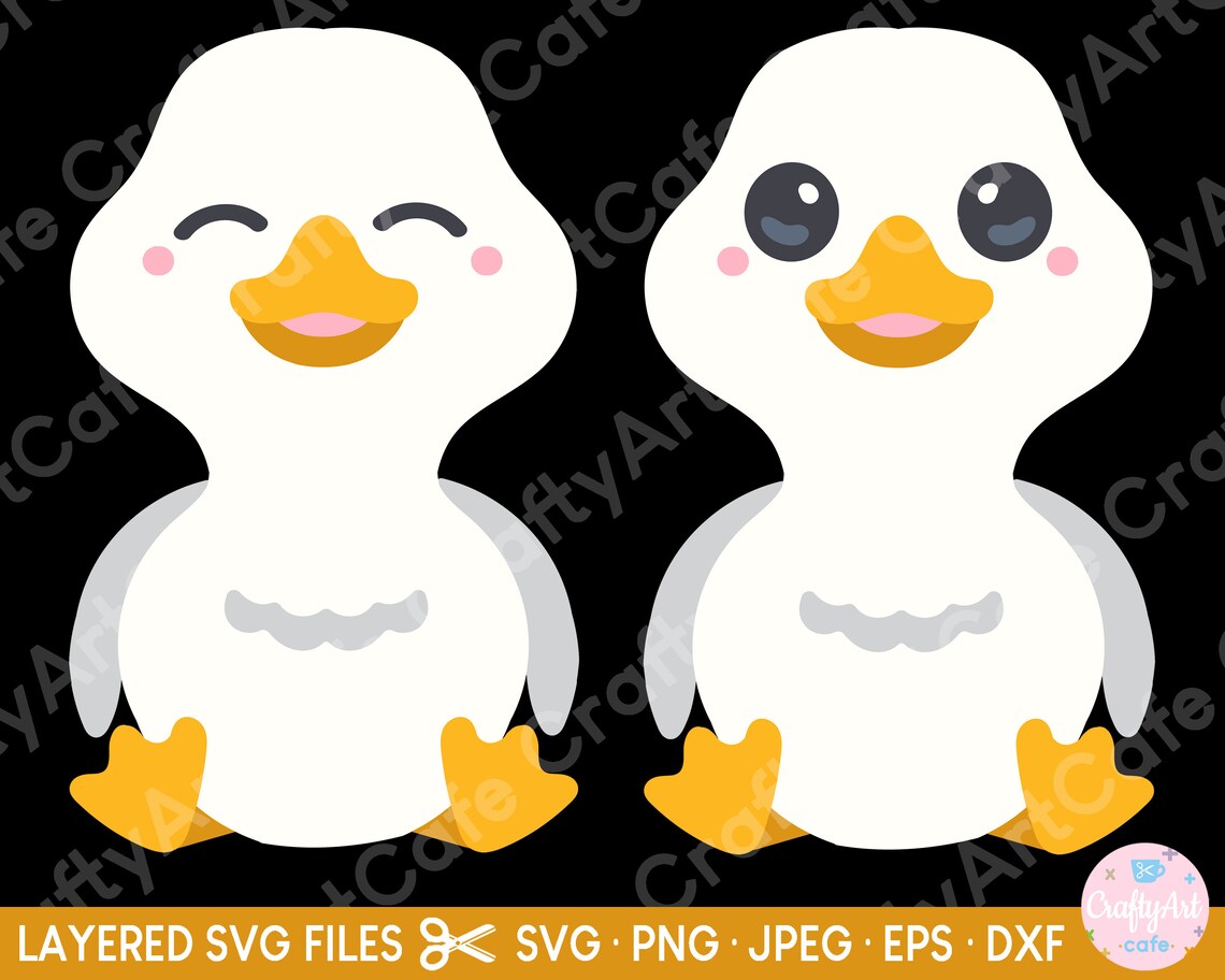 Lindo ganso svg bebé ganso svg kawaii ganso svg ganso png - Etsy España