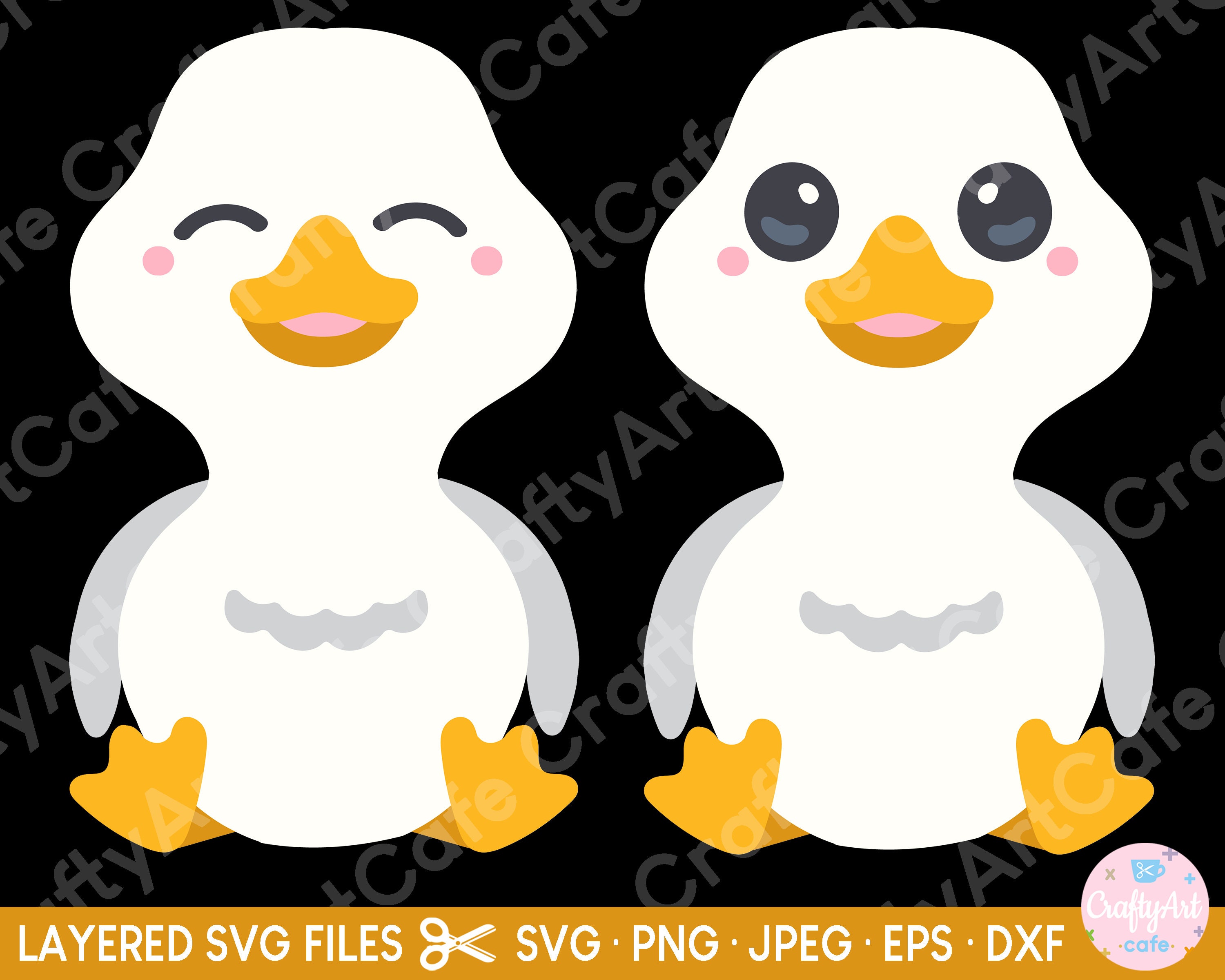 Cute Goose Svg Baby Goose Svg Kawaii Goose Svg Goose Png Goose Clipart ...