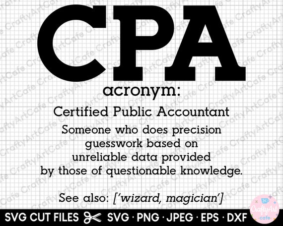Cpa Svg Cpa Png Cpa Svg Cricut Cpa Gift Svg Png Certified | Etsy