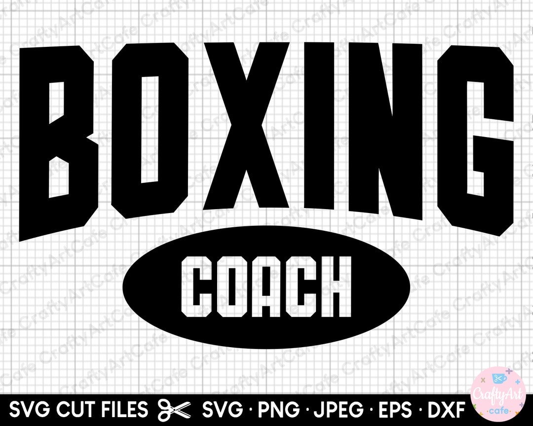 Boxing Svg Boxing Coach - Etsy