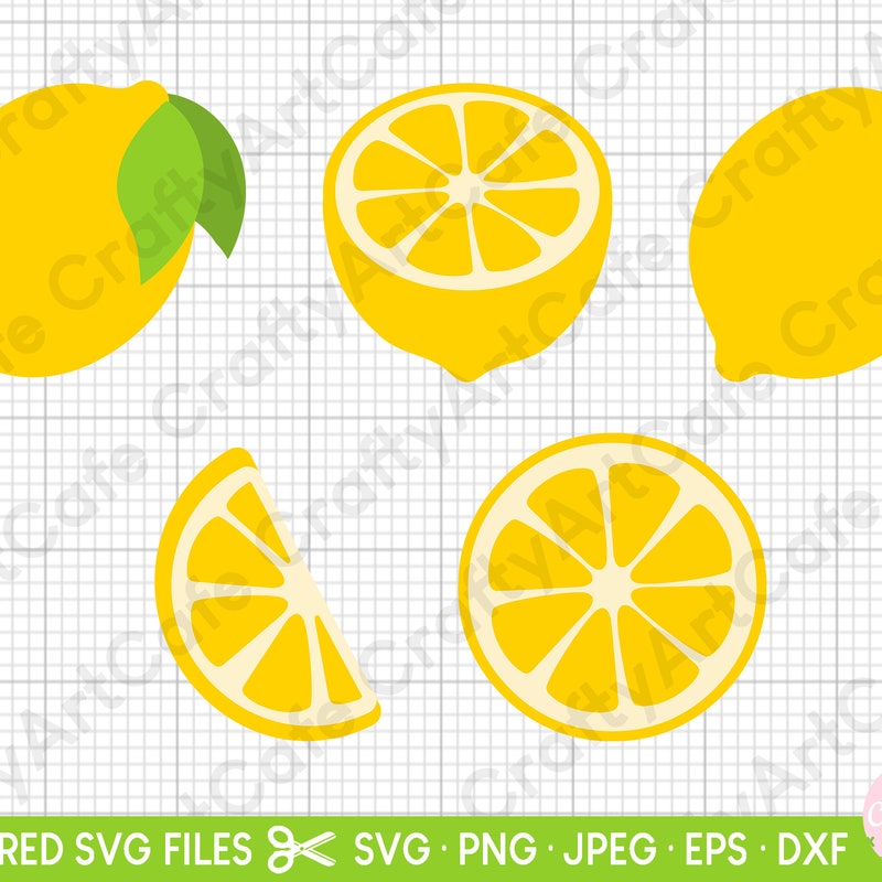 Lemon Svg - Etsy