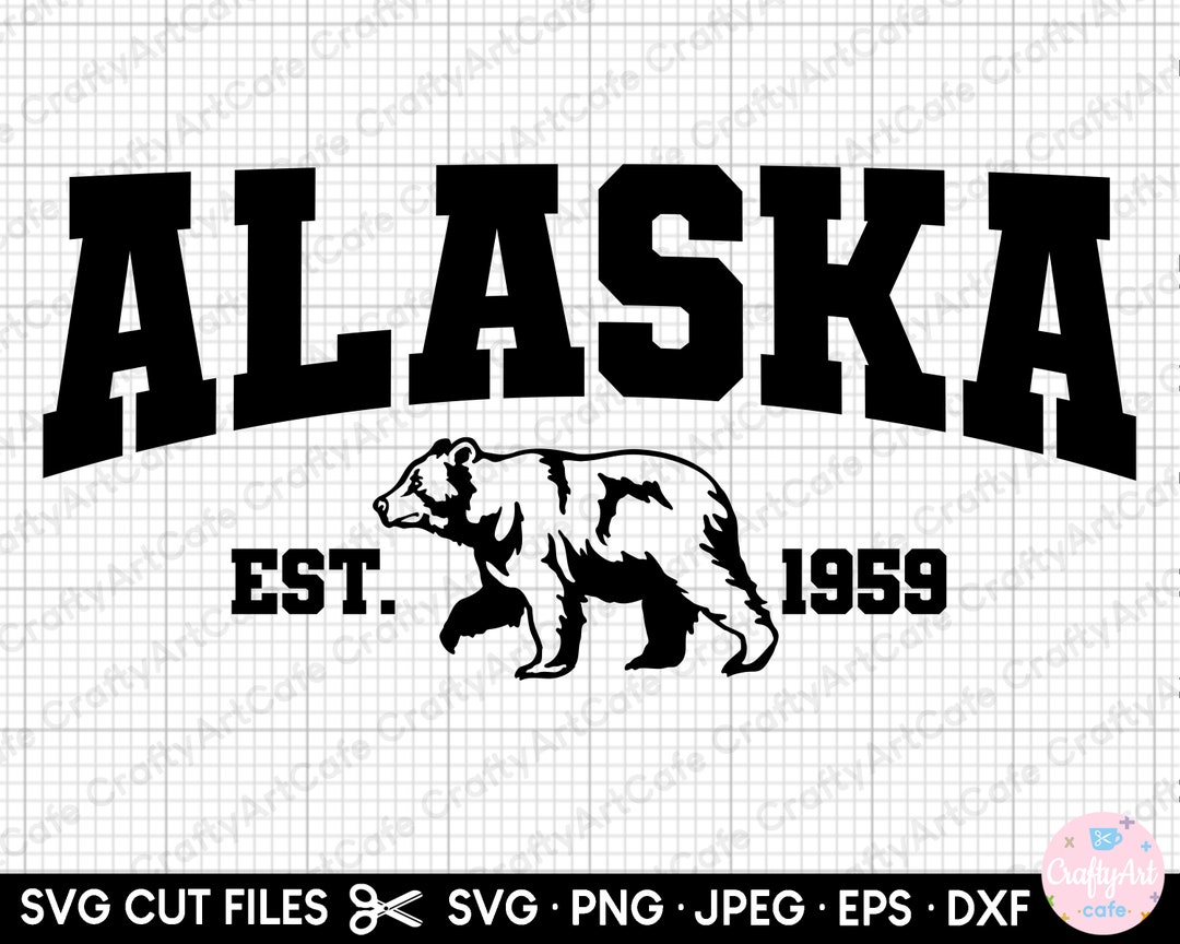 Alaska Svg Cricut Shirt Free Commercial Use Alaska Png Alaska Lover - Etsy