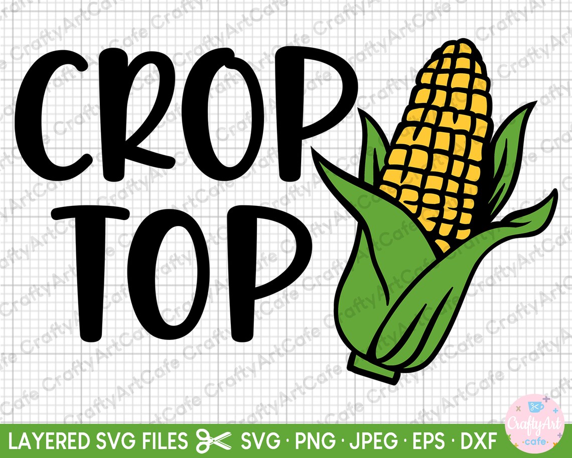 Corn Svg Crop Top - Etsy
