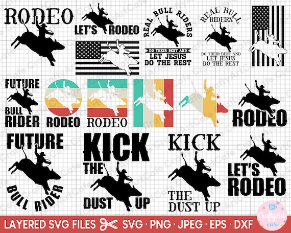 Bull Riding Svg Bundle Bull Riding Png Bundle Rodeo Svg Bundle - Etsy