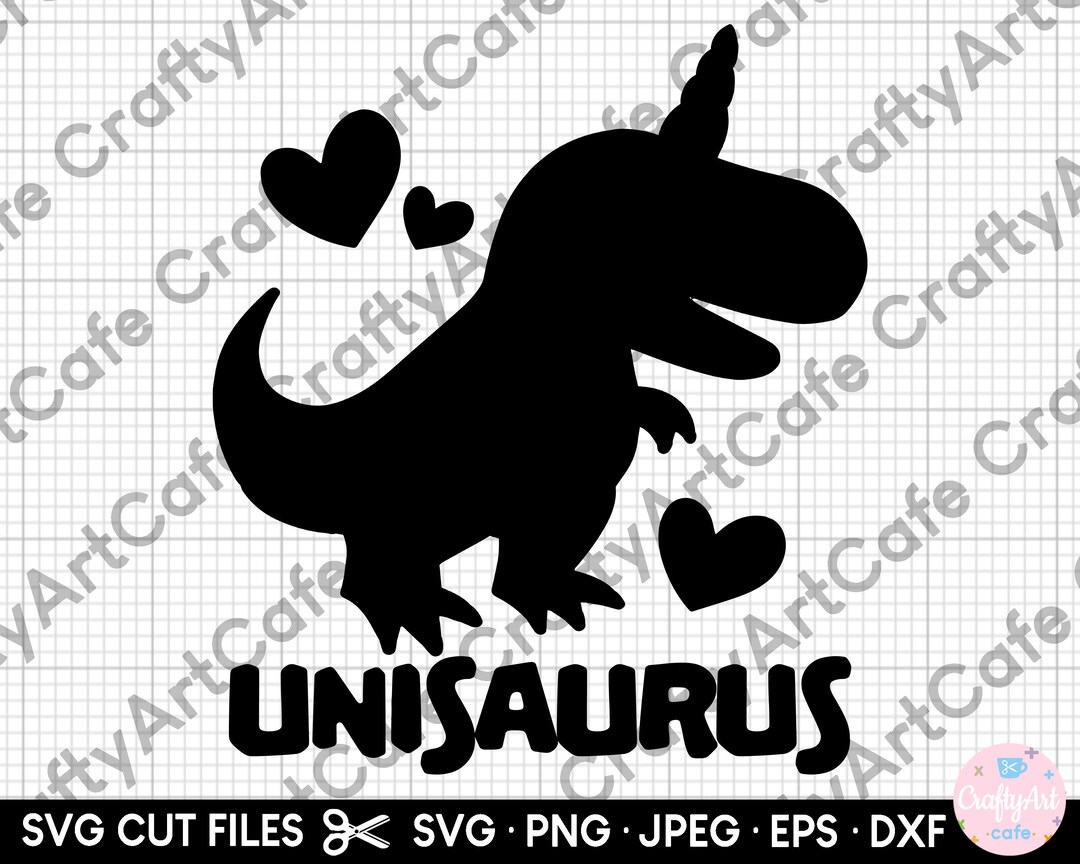 Unisaurus Svg Cute Dino Svg Cute Dinosaur Svg Baby Dinosaur Svg Baby T ...