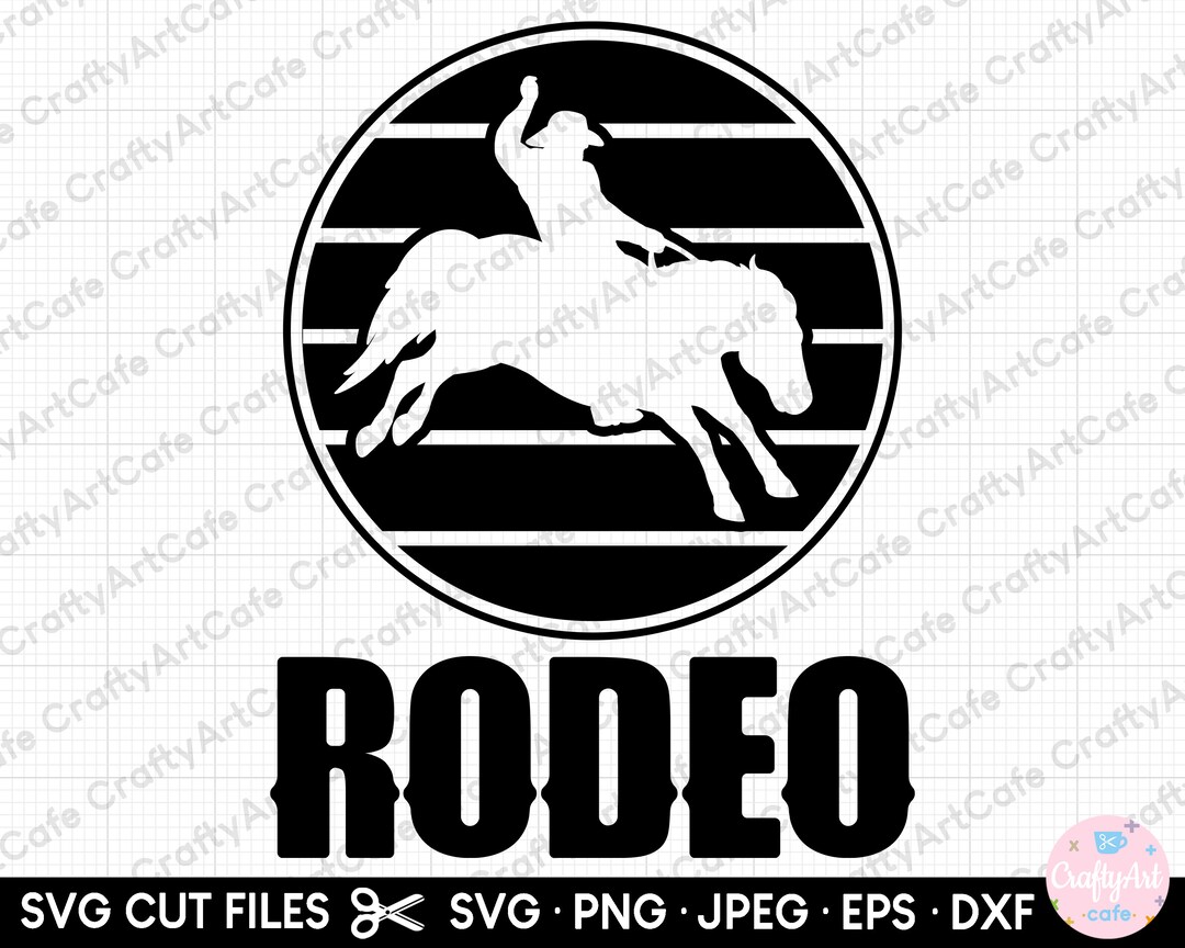 Rodeo svg rodeo png rodeo svg archivo cricut corte archivo - Etsy España